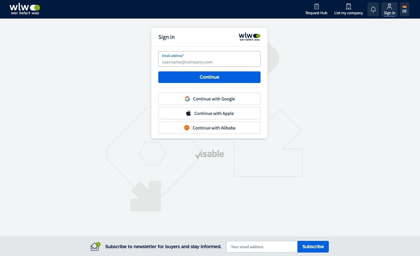 User account creation, login & reset of password